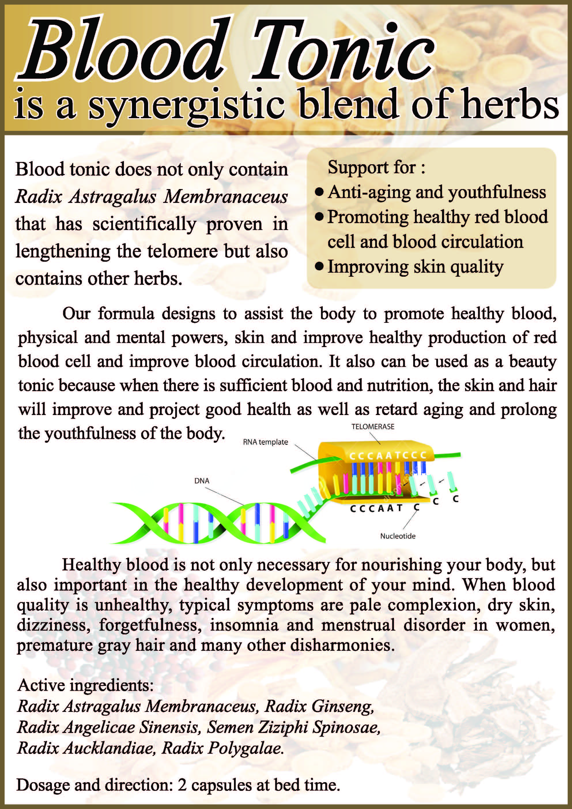 Selling Aids Blood Tonic - Piyawat Clinic